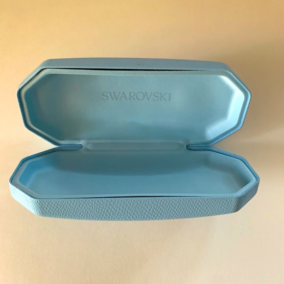 Swarovski | Accessories | Swarovski Glasses Case Blue | Poshmark